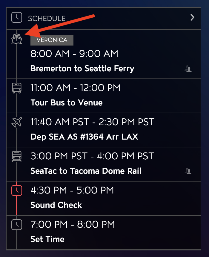 How To Use The Schedule Widget Eventric Support