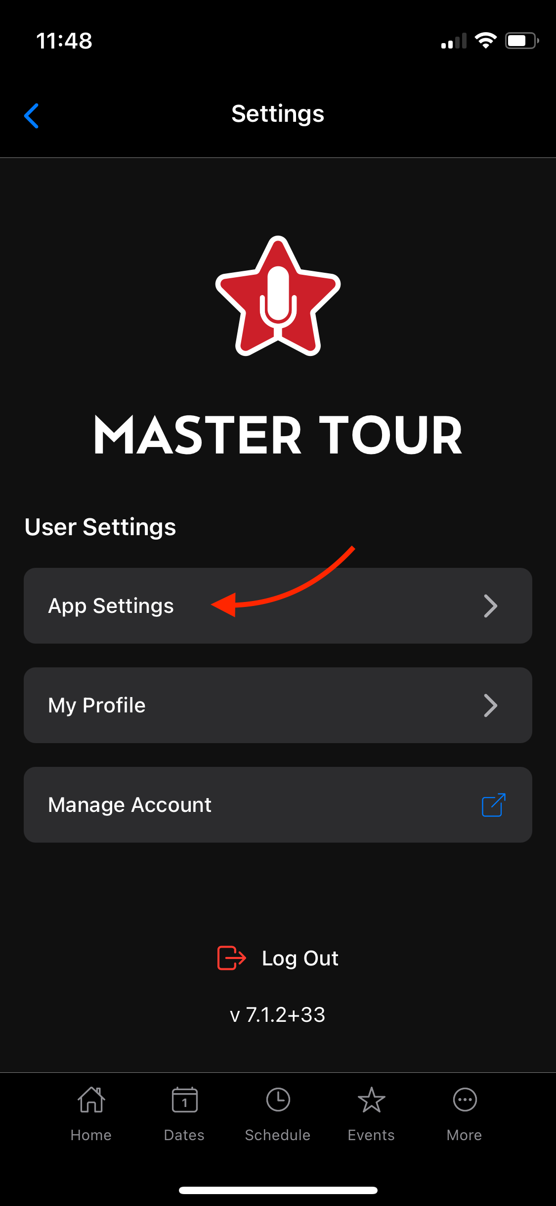 How to Enable an Organization in Master Tour Mobile – Eventric Support
