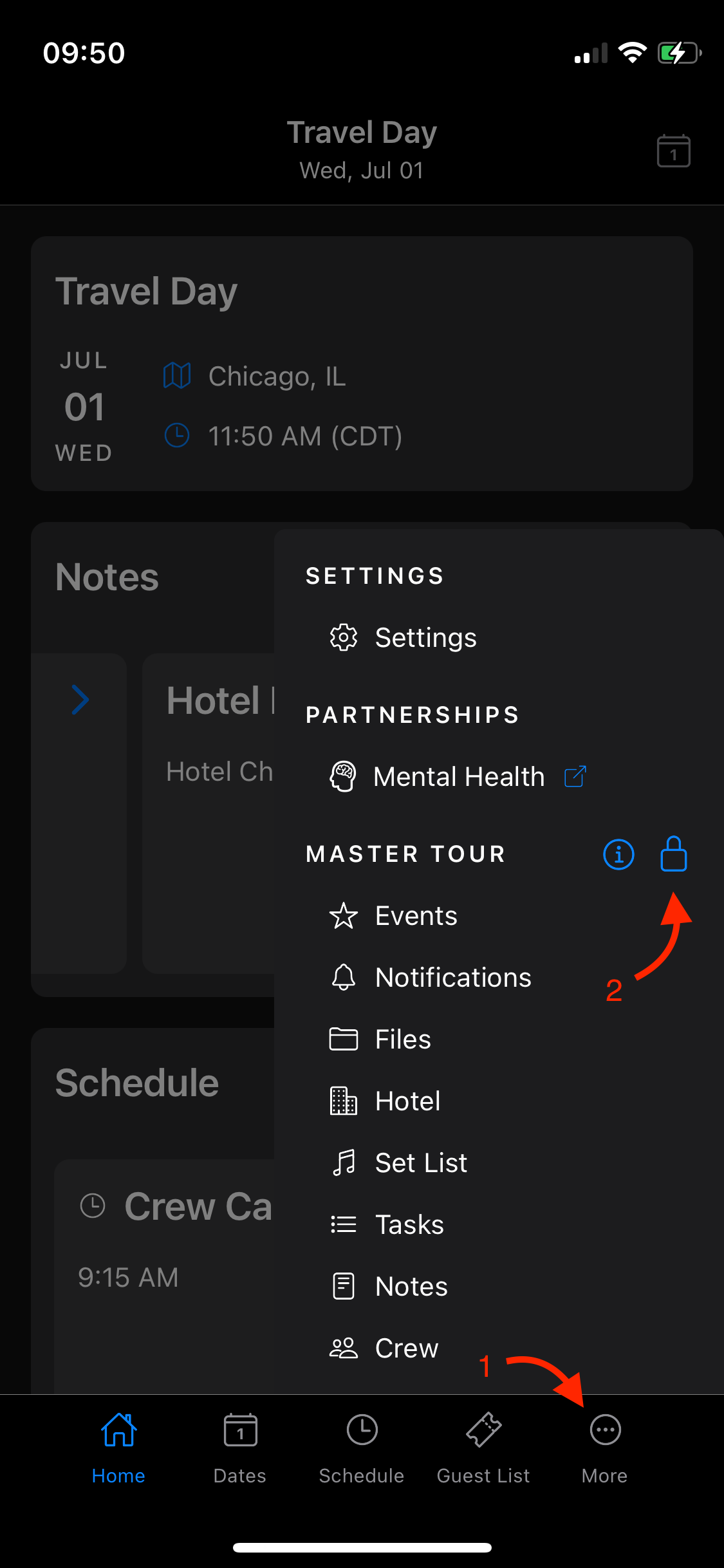How to Customize the Master Tour Navigation Bar – Eventric Support